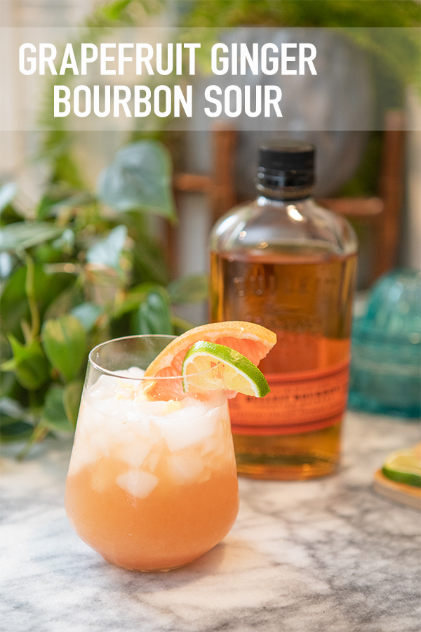 Grapefruit Ginger Bourbon Sour | Spilling Tequila