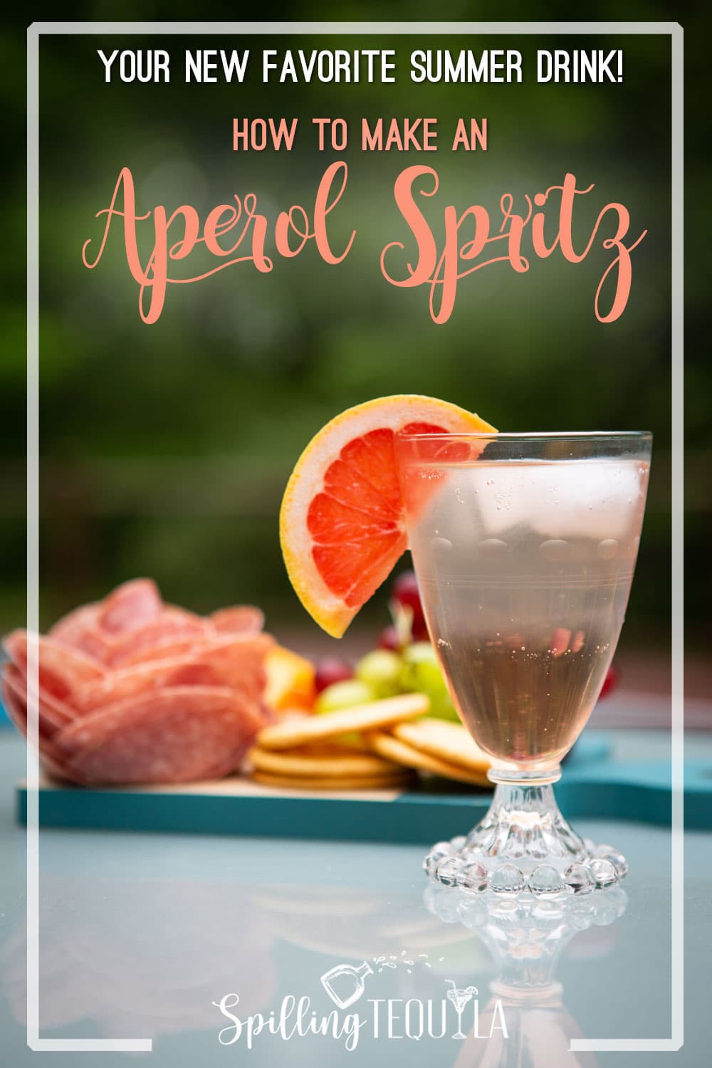 Grapefruit Spritz {Your New Favorite Summer Cocktail!} | Spilling Tequila